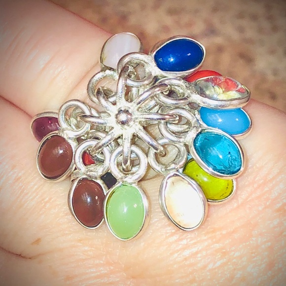 Artisan Crafted | Jewelry | Nwot Sterling Silver Mutligemstone Ring ...